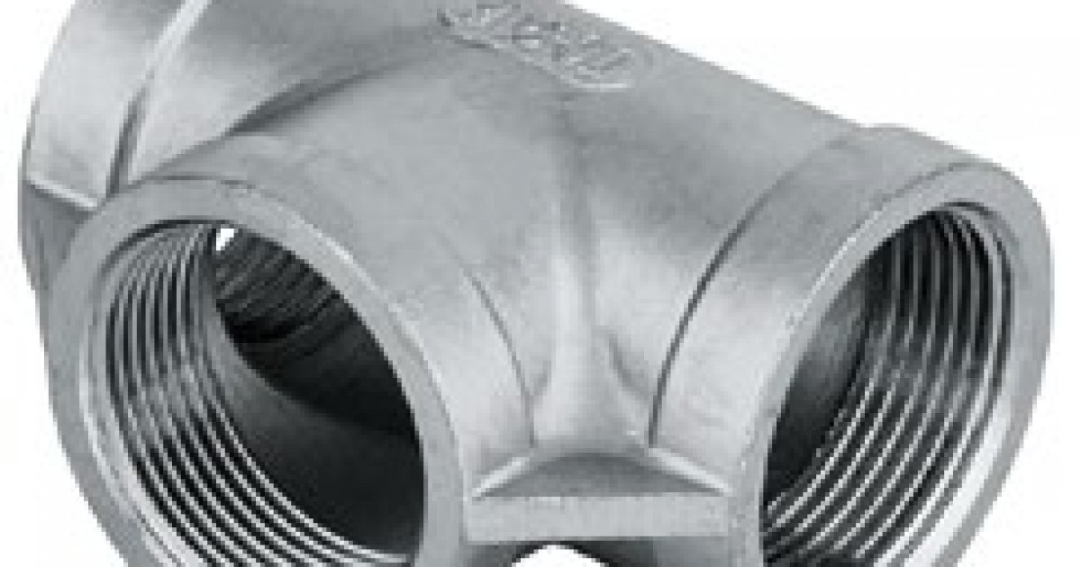 Tee uguale filettato standard ISO 4144 - Tre Effe